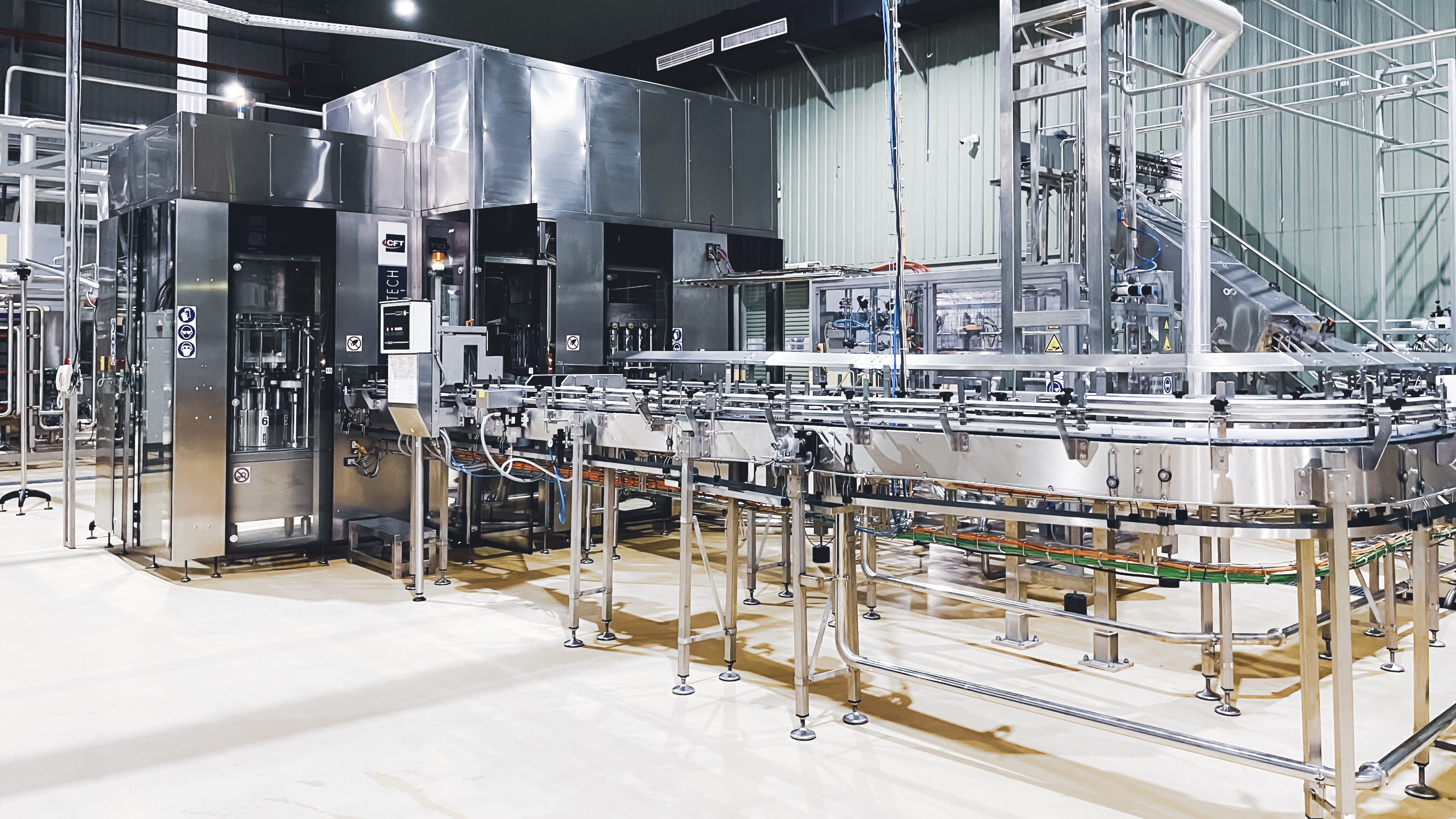 Soft drinks production and canning lines - CFT Group